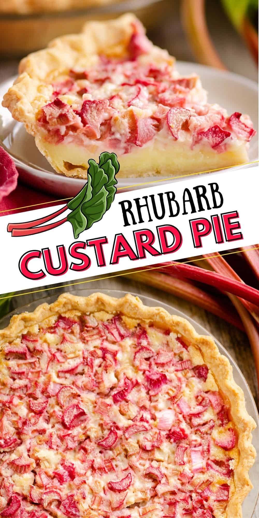 Rhubarb Custard Pie