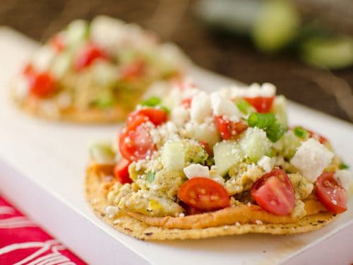 Mediterranean Breakfast Tostadas