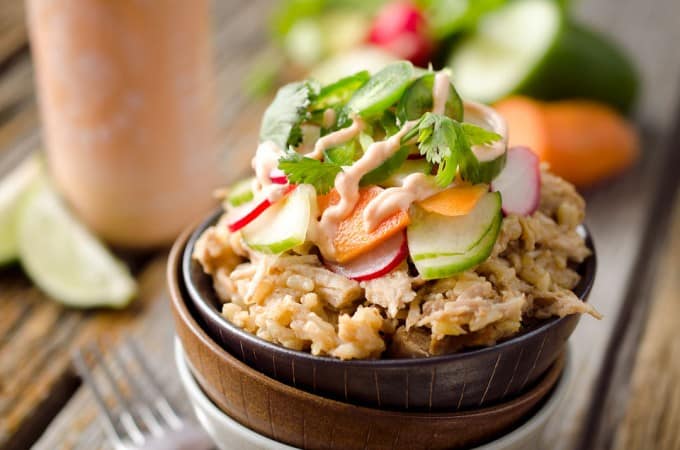 Crock Pot Banh Mi Bowls