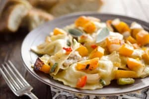 Roasted Squash & Sausage Ravioli