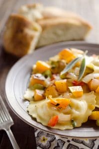 Roasted Squash & Sausage Ravioli