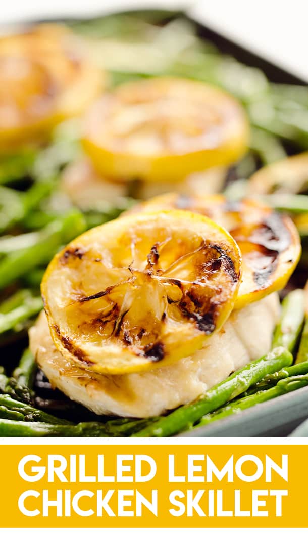 Grilled Lemon Chicken Skillet - 15 Minutes & 5 Ingredients