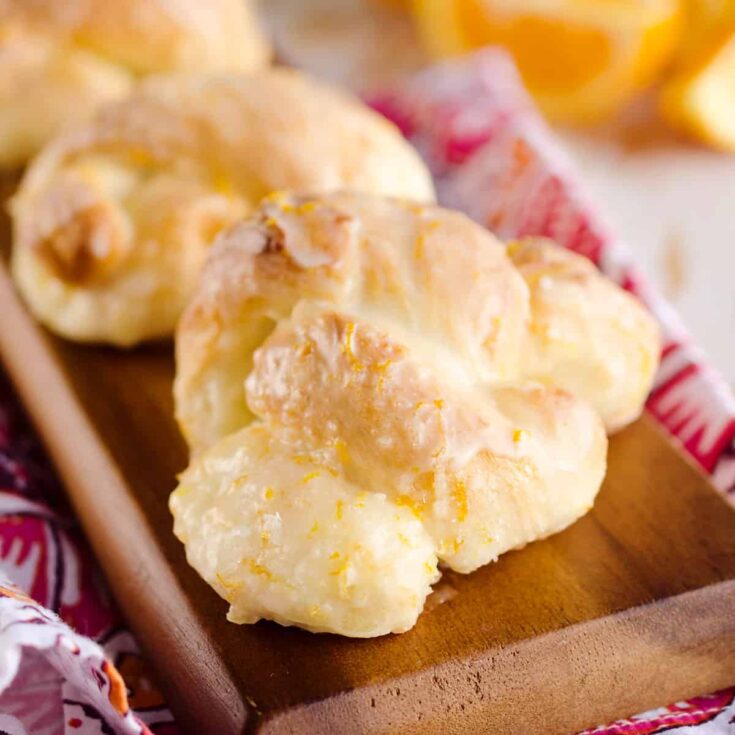 Sweet Roll Orange Knots - Delicious Breakfast Idea