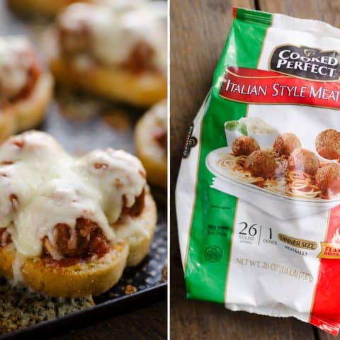 Cheesy Texas Toast Meatball Sliders - 20 Minute Meal
