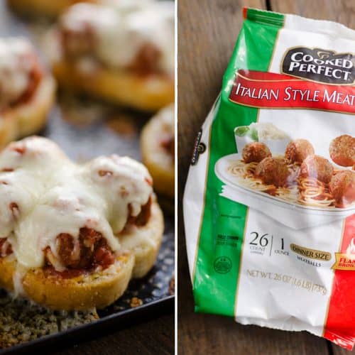 Cheesy Texas Toast Meatball Sliders - 20 Minute Meal