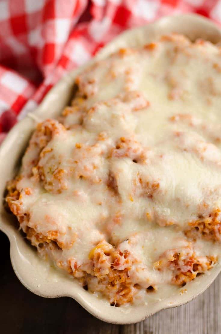 Pressure Cooker Cheesy Italian Rice & Meatballs - Instant Pot Recipe