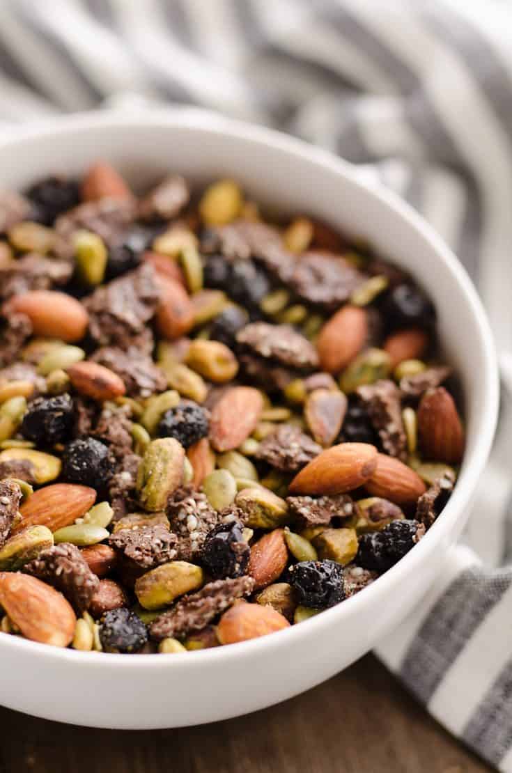 Blueberry Dark Chocolate Superfood Trail Mix