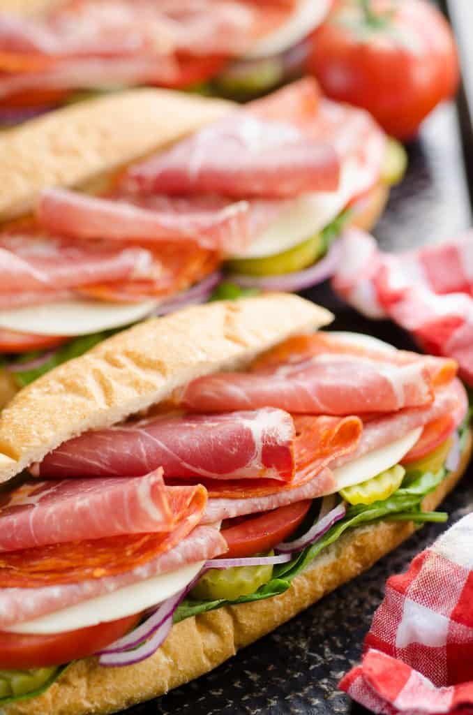 Italian Hero Sub Sandwich - Subway Copycat