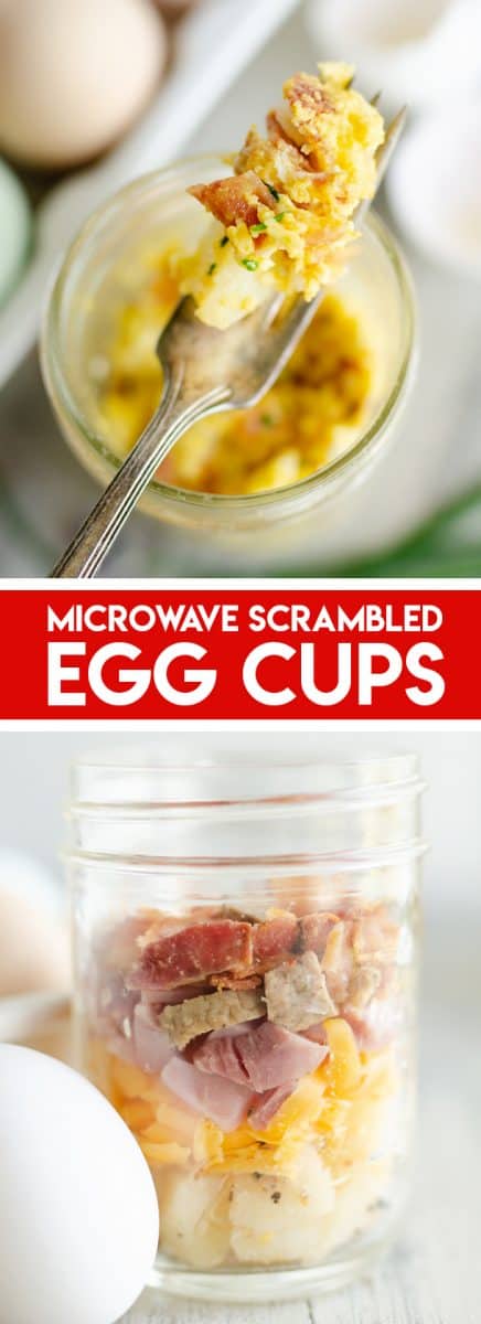 Easy Microwave Scrambled Egg Cup Recipes - Healthy Meal Prep