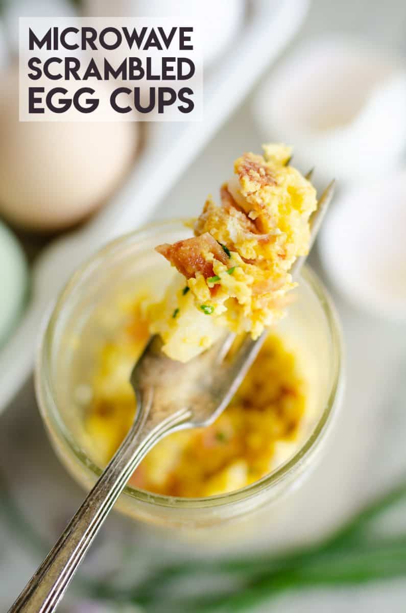 Easy Microwave Scrambled Egg Cup Recipes - Healthy Meal Prep