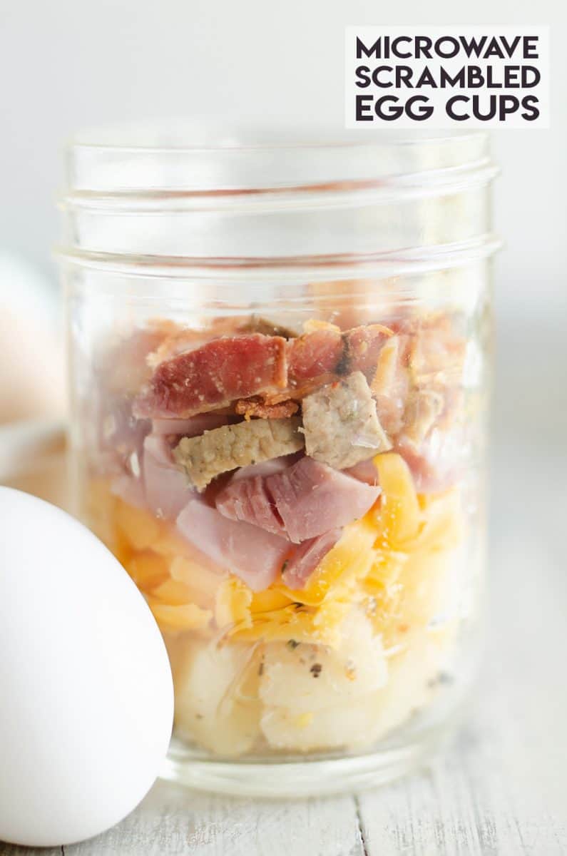 Easy Microwave Scrambled Egg Cup Recipes - Healthy Meal Prep