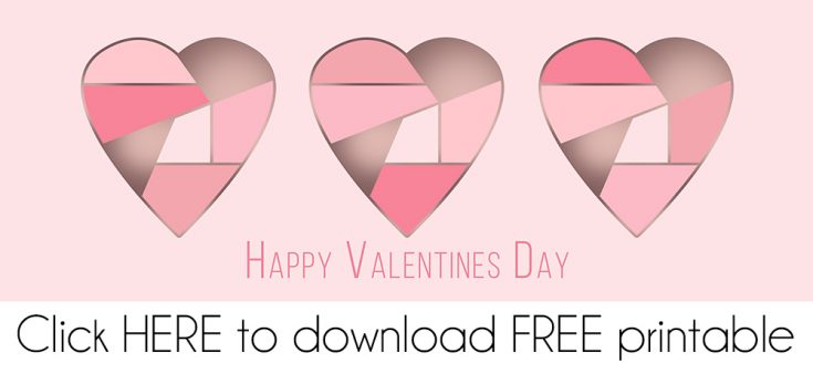 Free Printable Valentine Treat Bag Toppers - Easy DIY Gift Idea