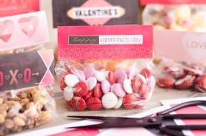 Free Printable Valentine Treat Bag Toppers - Easy DIY Gift Idea