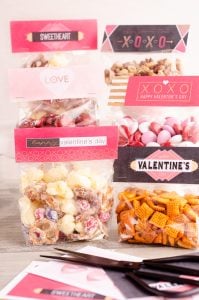 Free Printable Valentine Treat Bag Toppers - Easy DIY Gift Idea