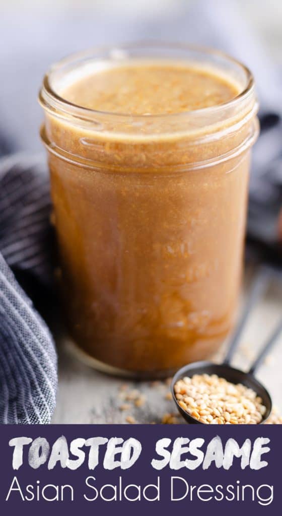Toasted Sesame Asian Salad Dressing Recipe