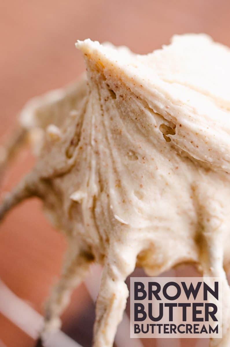 Brown Butter Buttercream | easy to make brown buttercream frosting