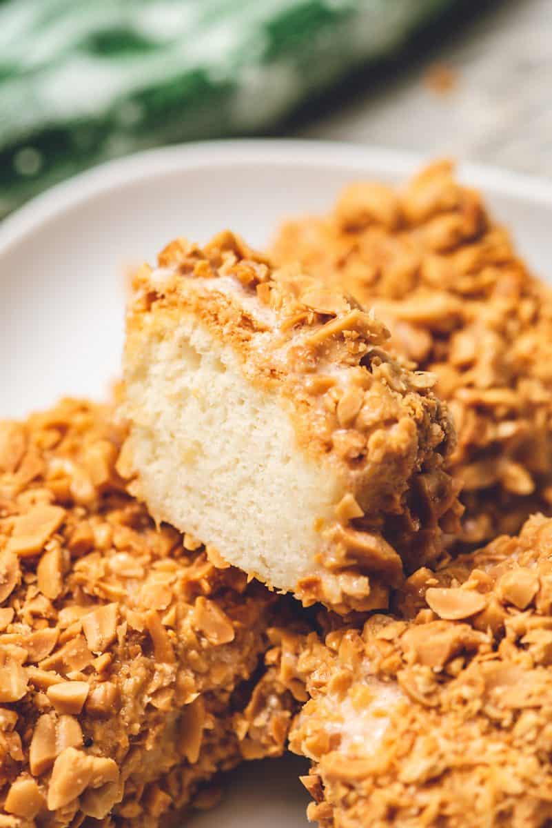 Mocha Peanut Square Bars - The Creative Bite