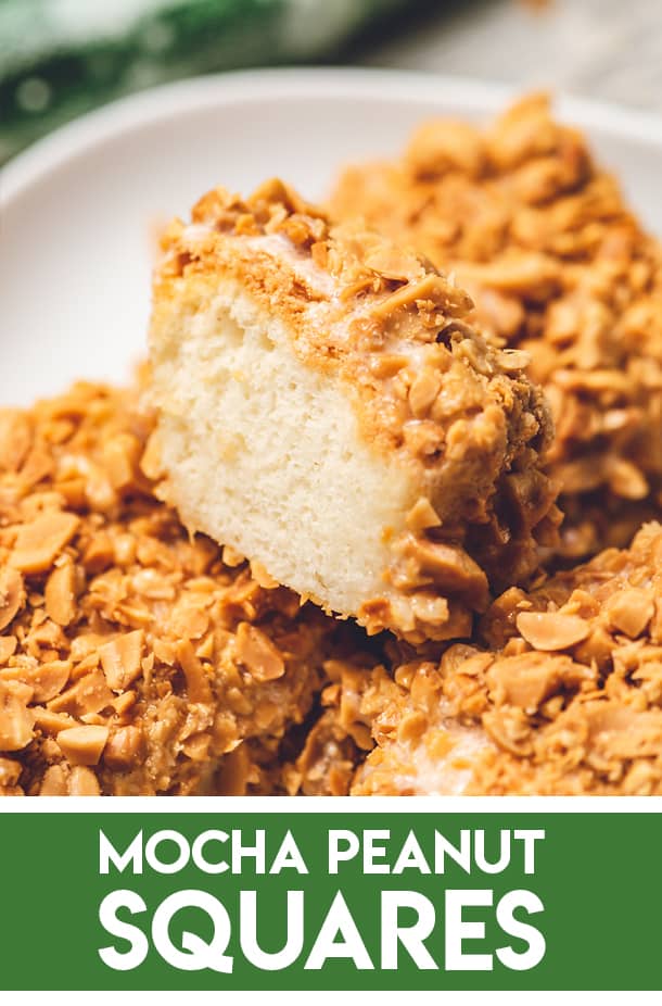 Mocha Peanut Square Bars