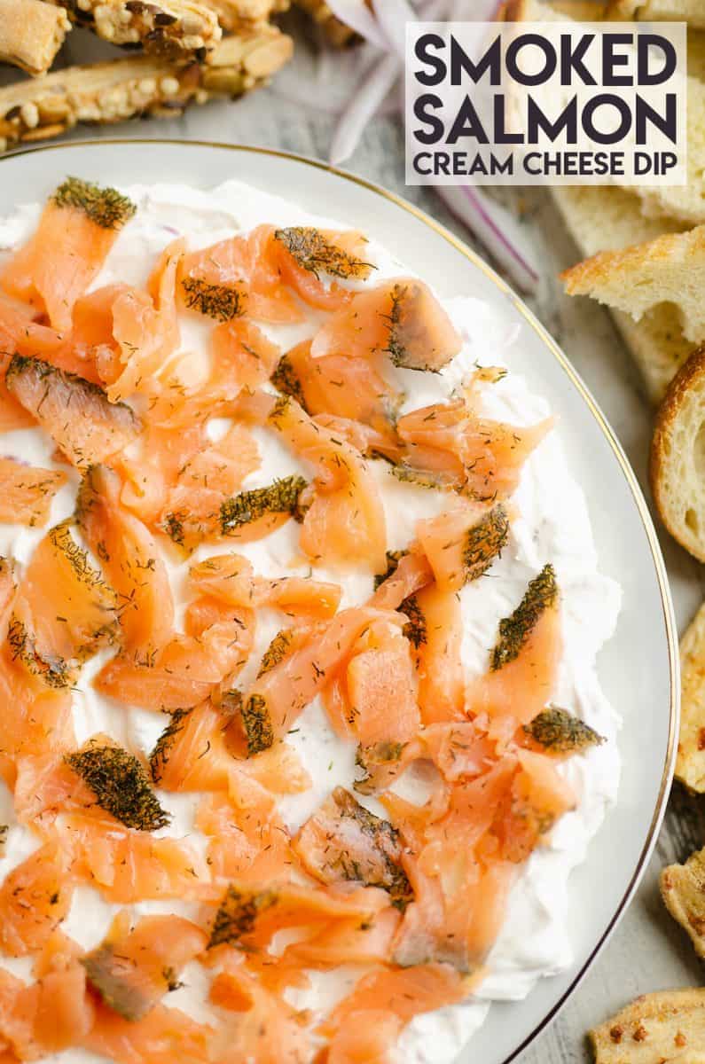 Smoked Salmon Cream Cheese Dip
