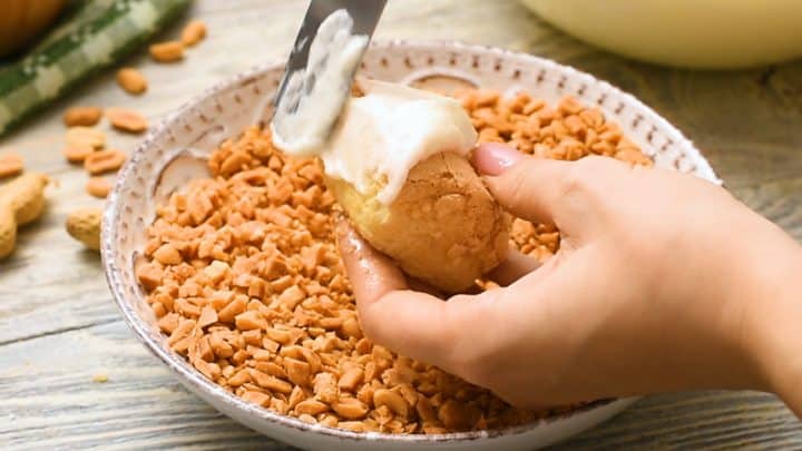 Mocha Peanut Square Bars