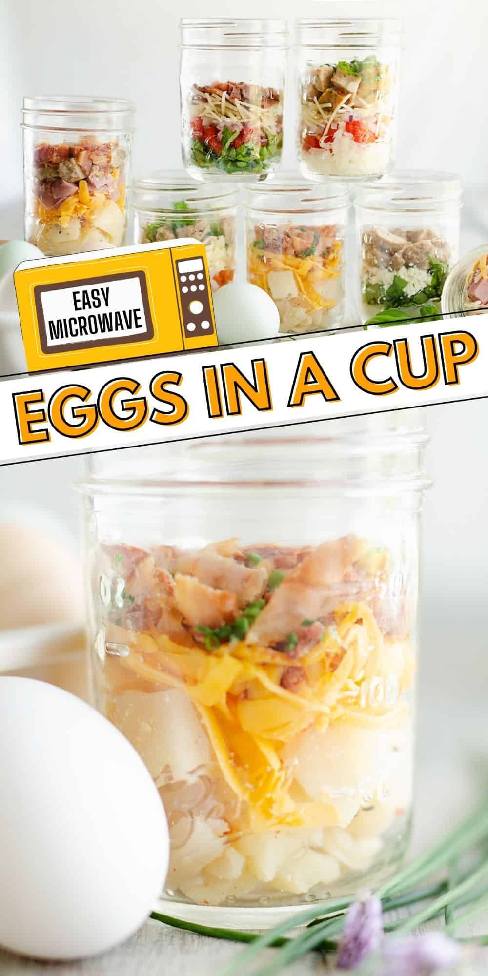 Easy Microwave Scrambled Egg Cup Recipes - Healthy Meal Prep