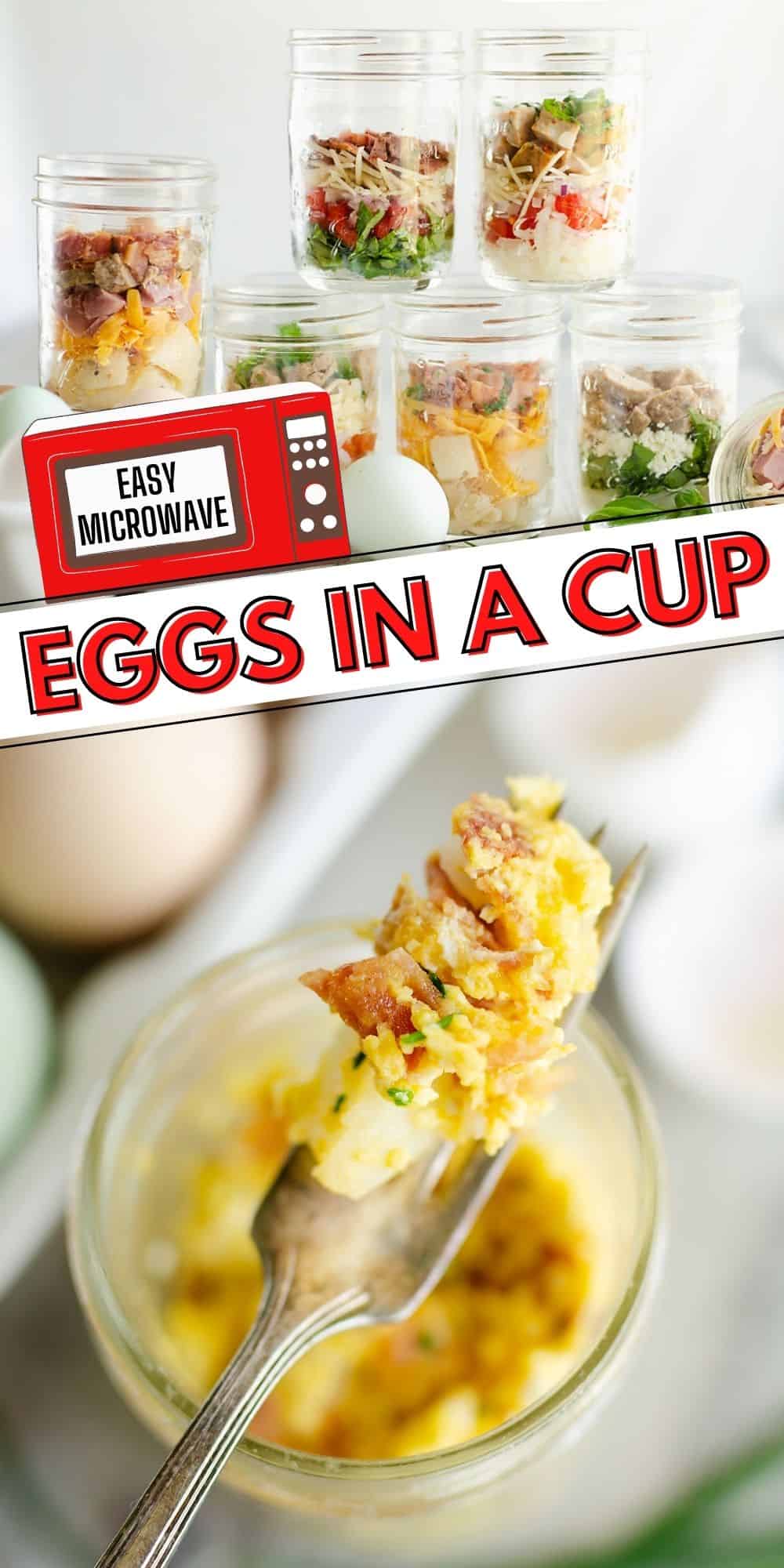Easy Microwave Scrambled Egg Cup Recipes - Healthy Meal Prep