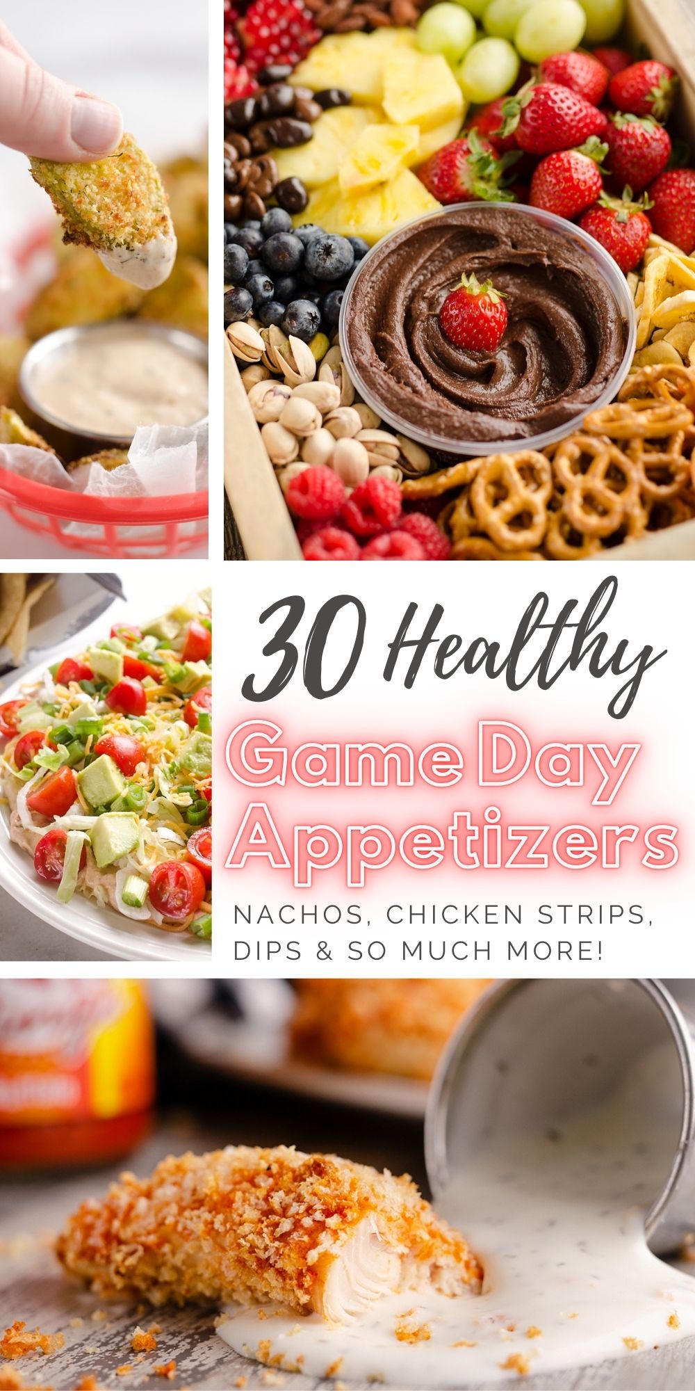30 Healthy Game Day Finger Foods