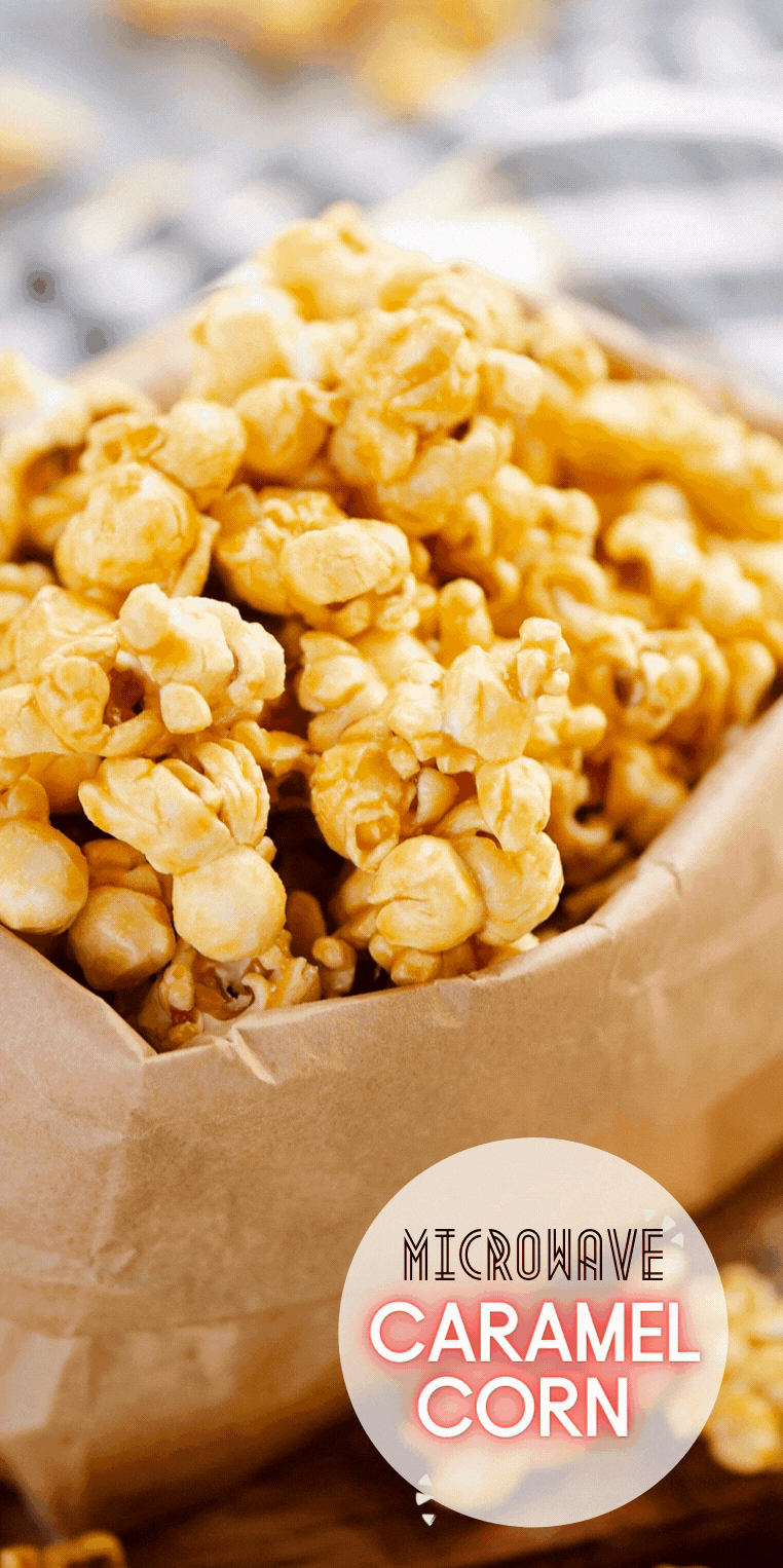 Microwave Caramel Popcorn