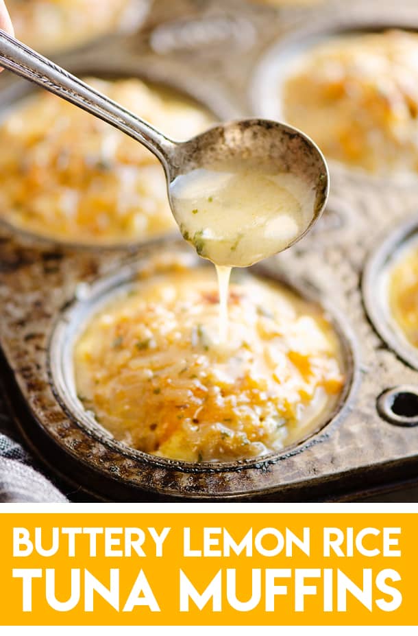 Buttery Tuna Rice Muffins
