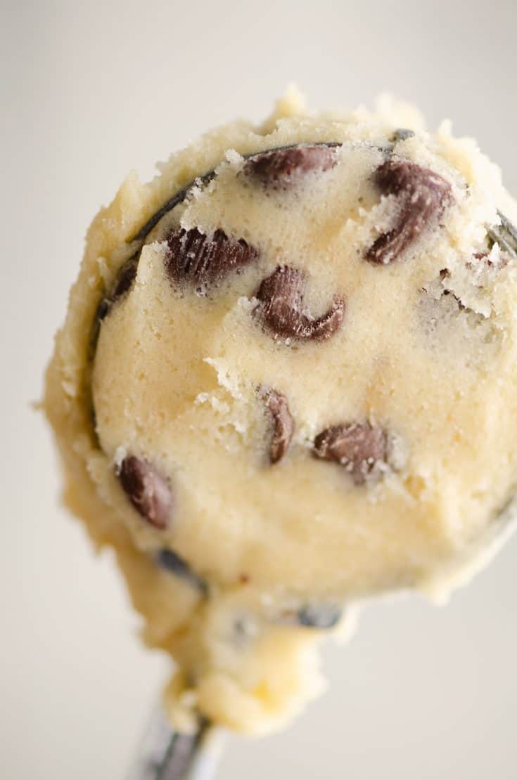 Frozen Chocolate Chip Cookie Dough Pucks