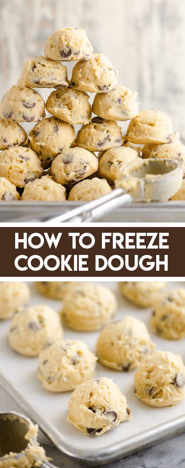 Frozen Chocolate Chip Cookie Dough Pucks