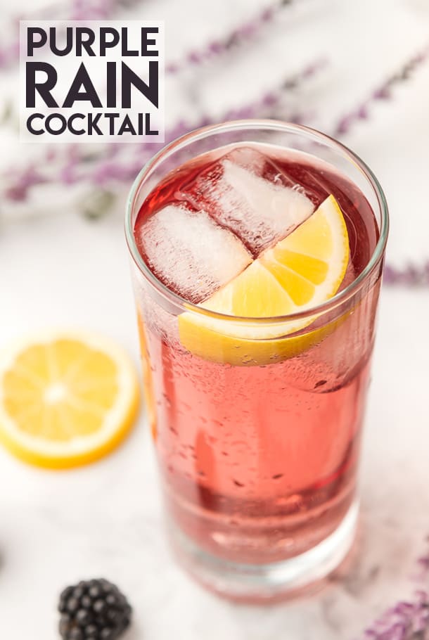 Purple Rain Cocktail
