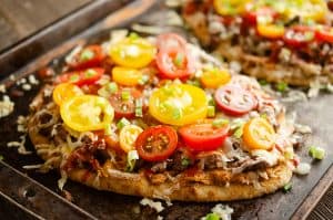 Cheesy Taco Flatbread