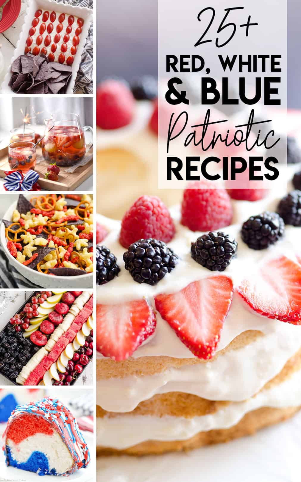 Red, White and Blue Patriotic Recipes