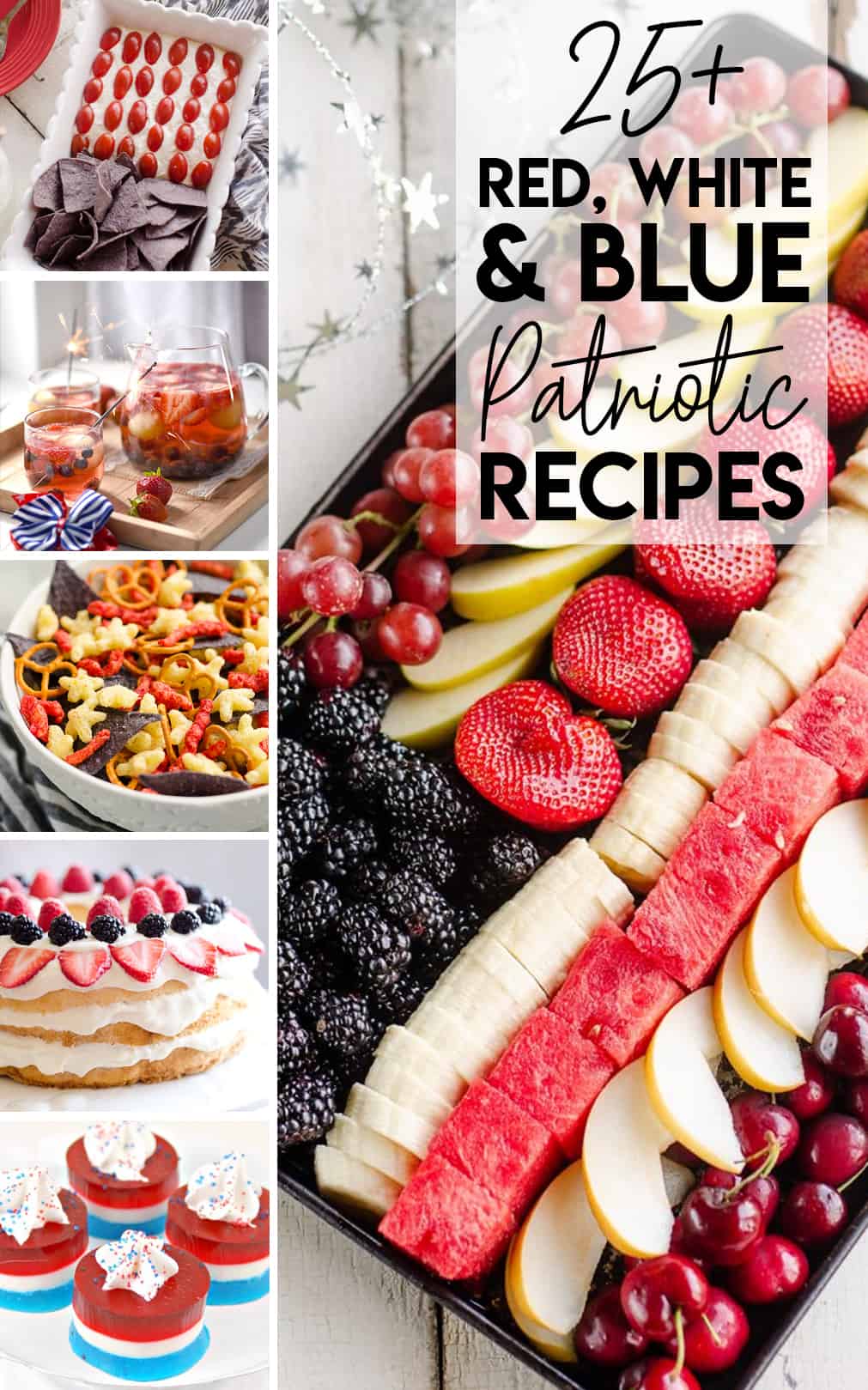 Red, White and Blue Patriotic Recipes