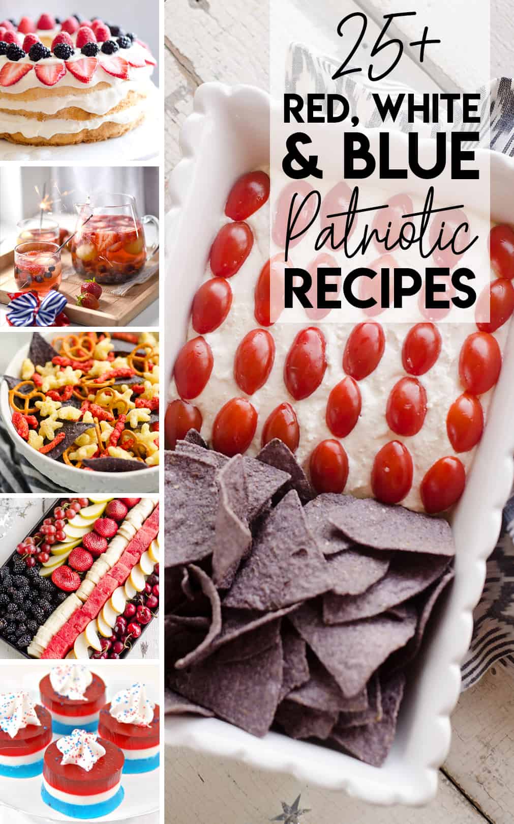Red, White and Blue Patriotic Recipes