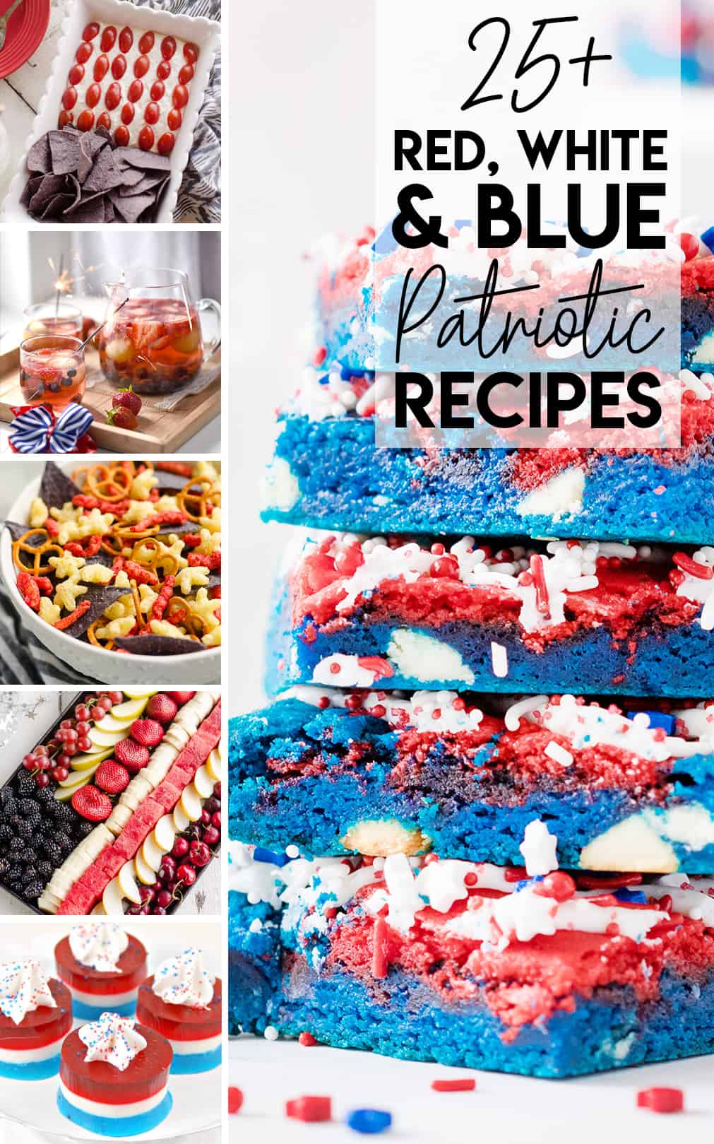 Red, White and Blue Patriotic Recipes