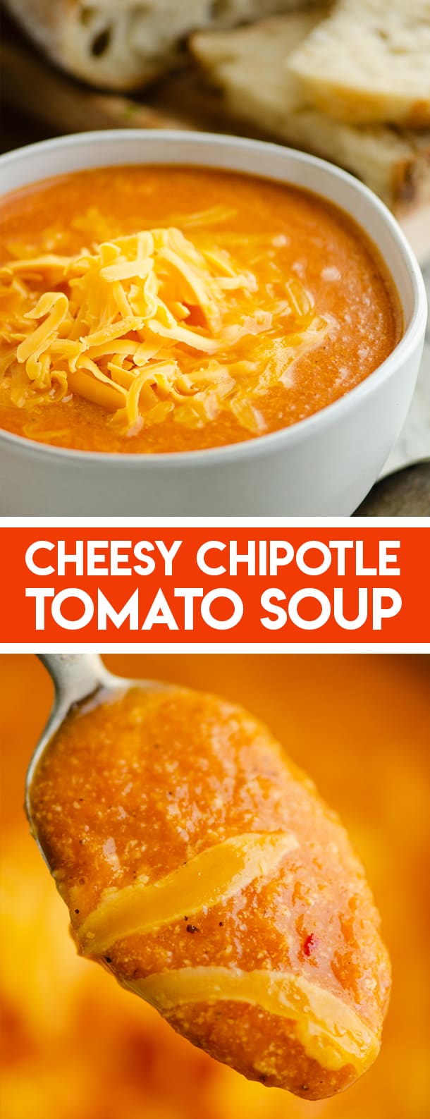Cheesy Chipotle Tomato Soup