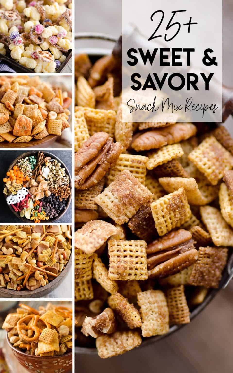 Sweet & Savory Snack Mix Recipes
