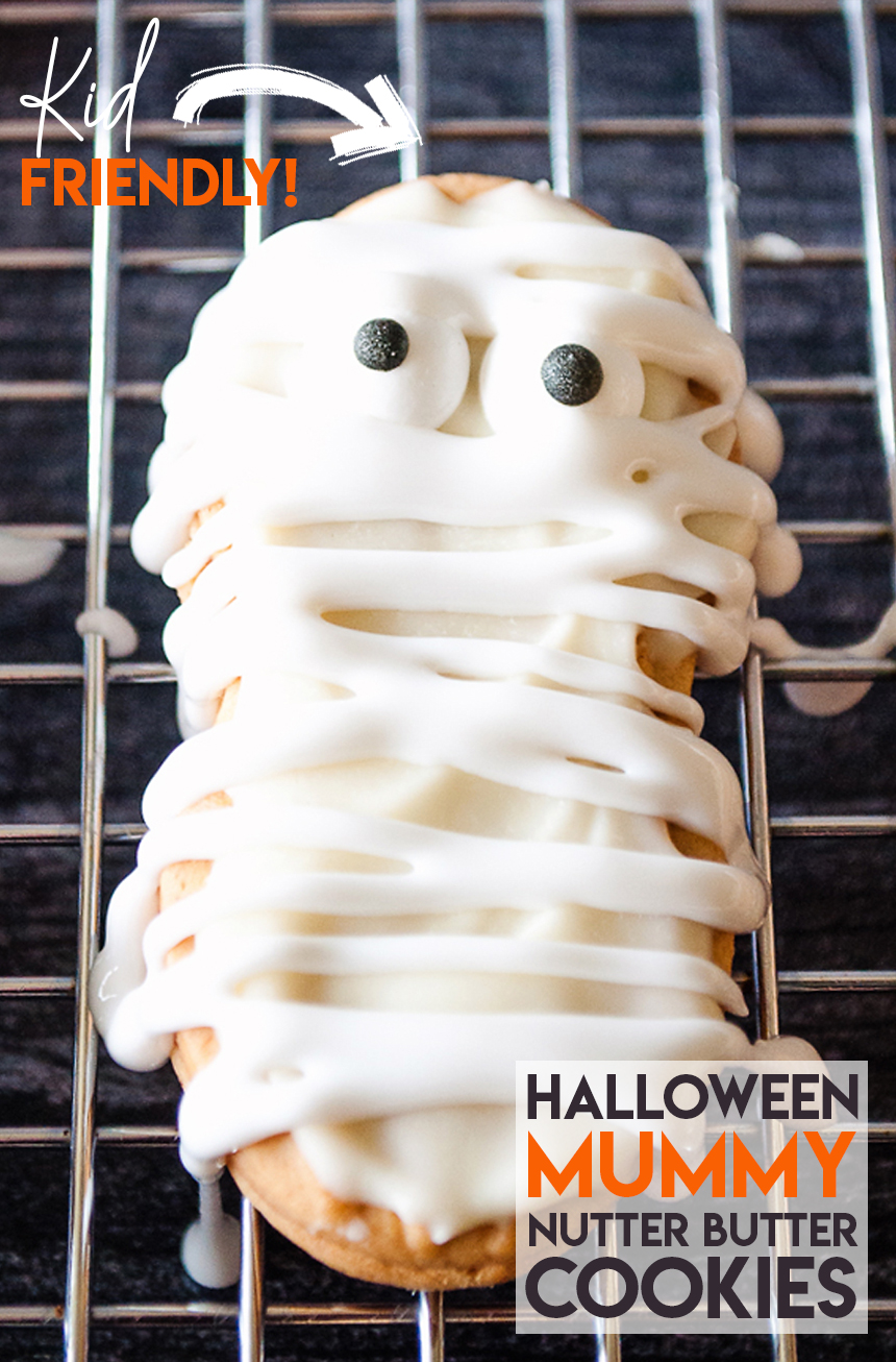 Halloween Mummy Nutter Butter Cookies
