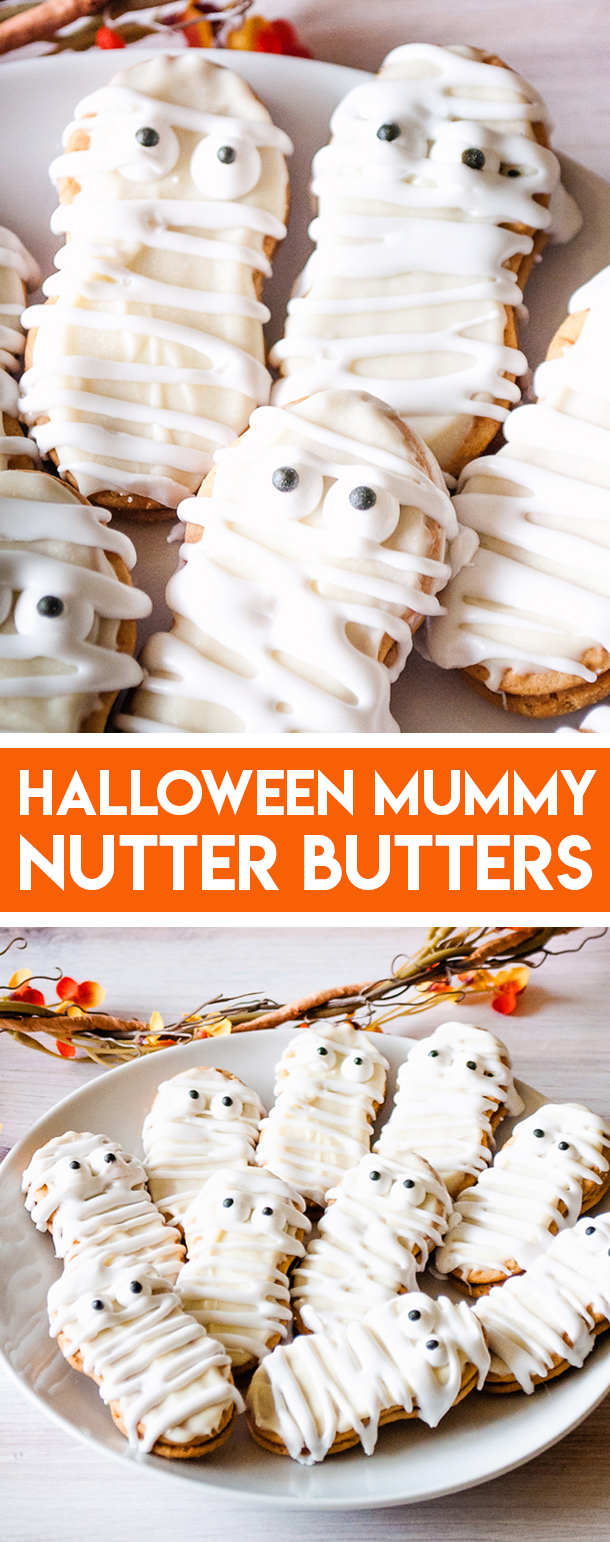 Halloween Mummy Nutter Butter Cookies