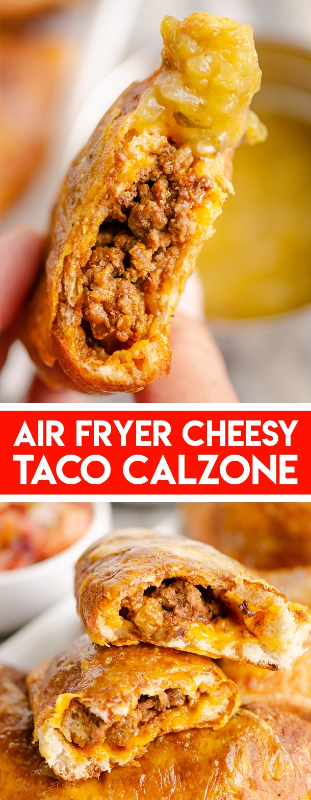 Air Fryer Taco Calzones