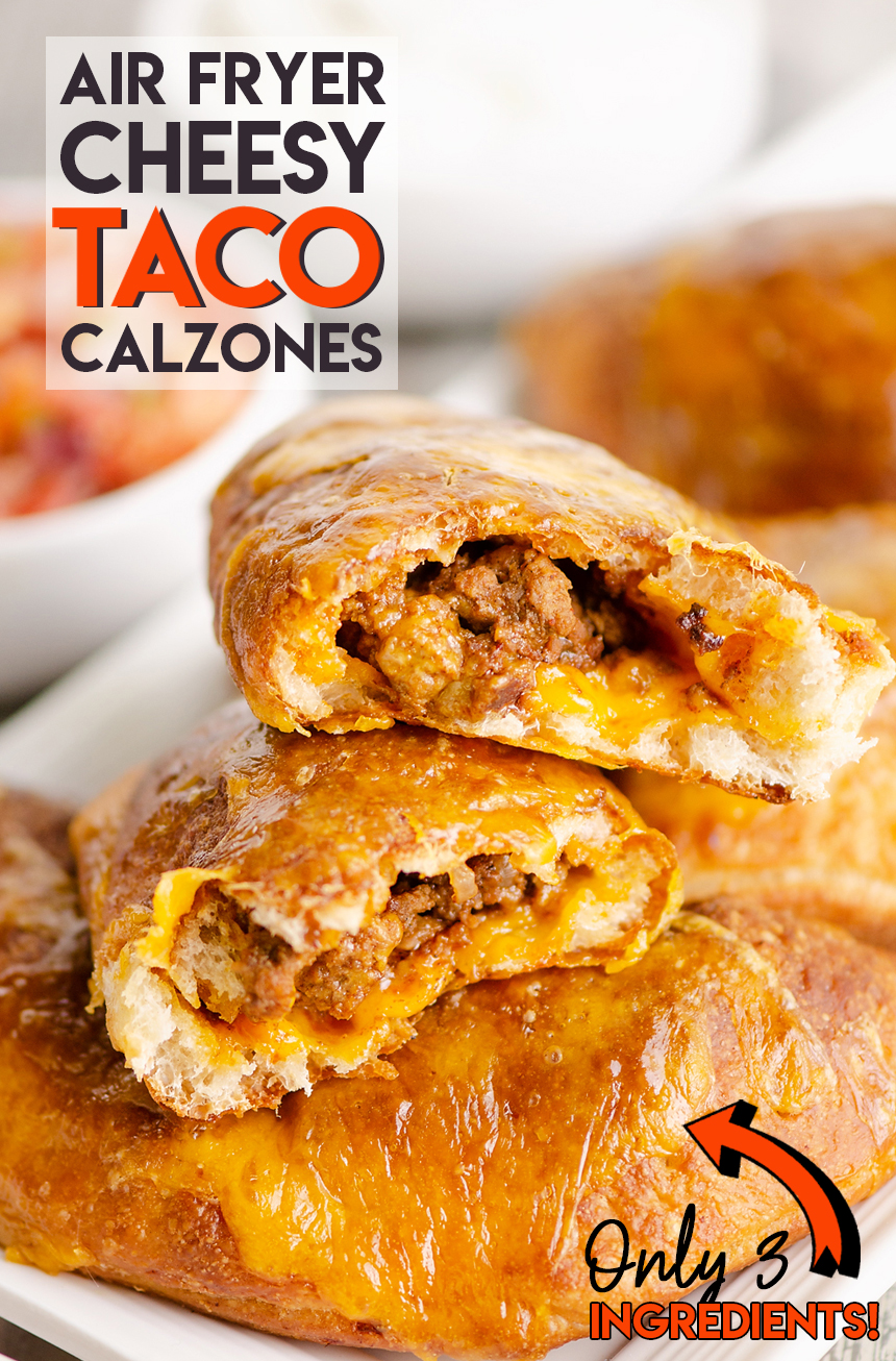 Air Fryer Taco Calzones