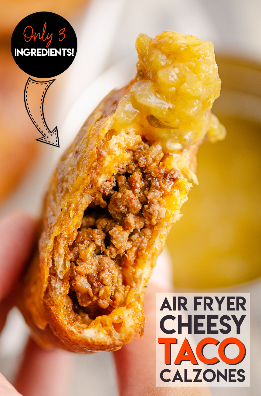 Air Fryer Taco Calzones
