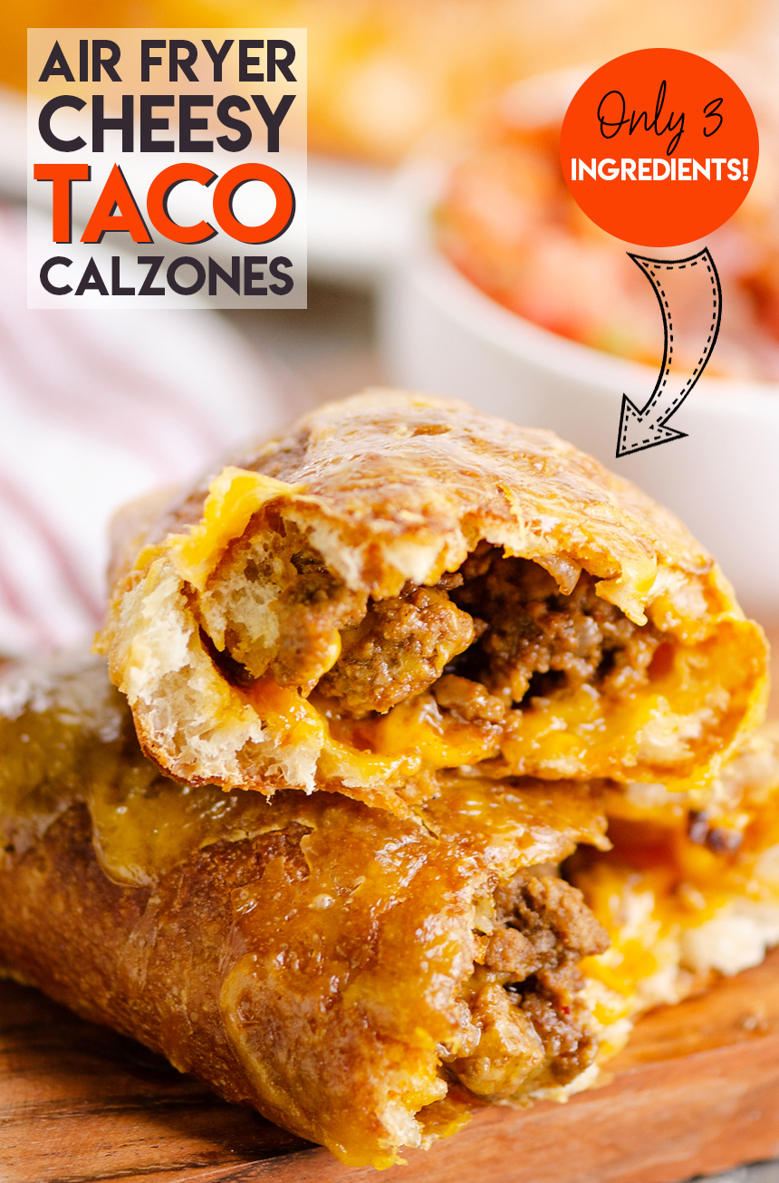 Air Fryer Taco Calzones