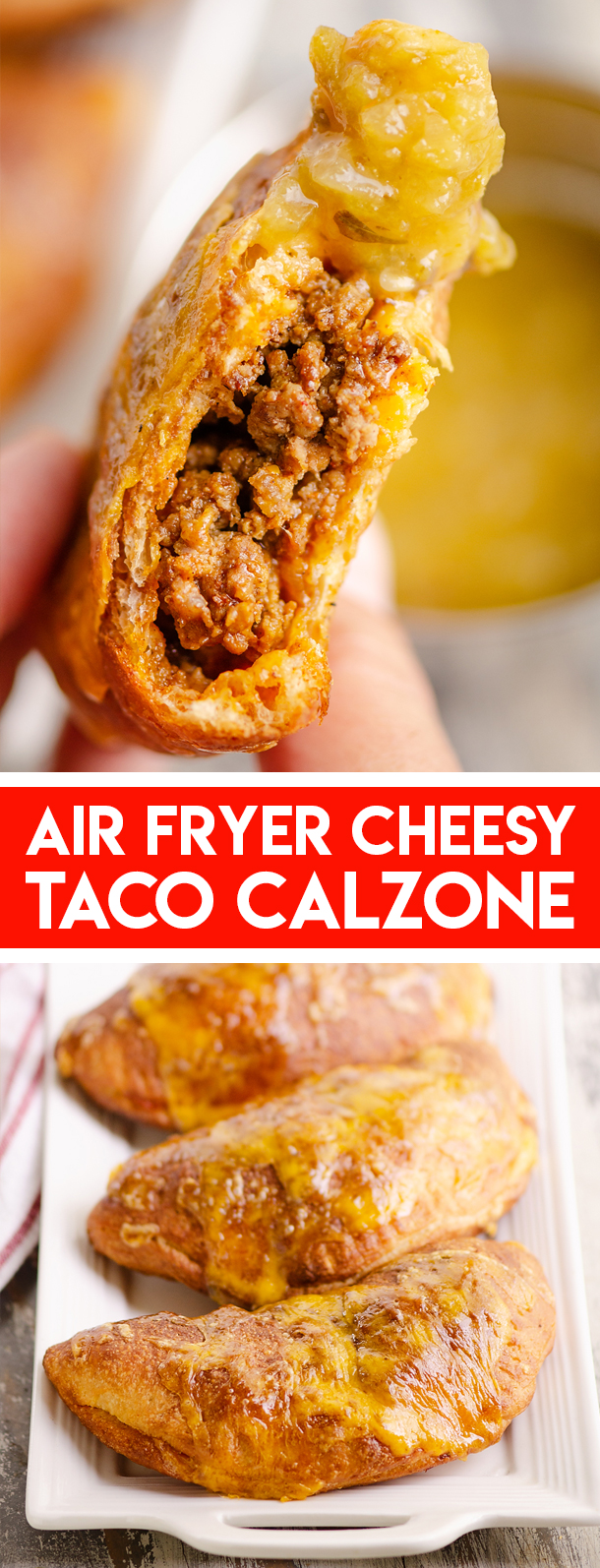 Air Fryer Taco Calzones