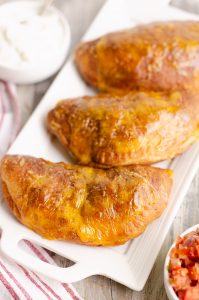 Air Fryer Taco Calzones
