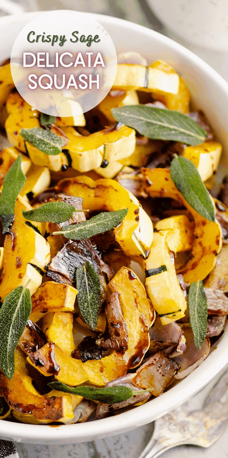 Crispy Sage Roasted Delicata Squash