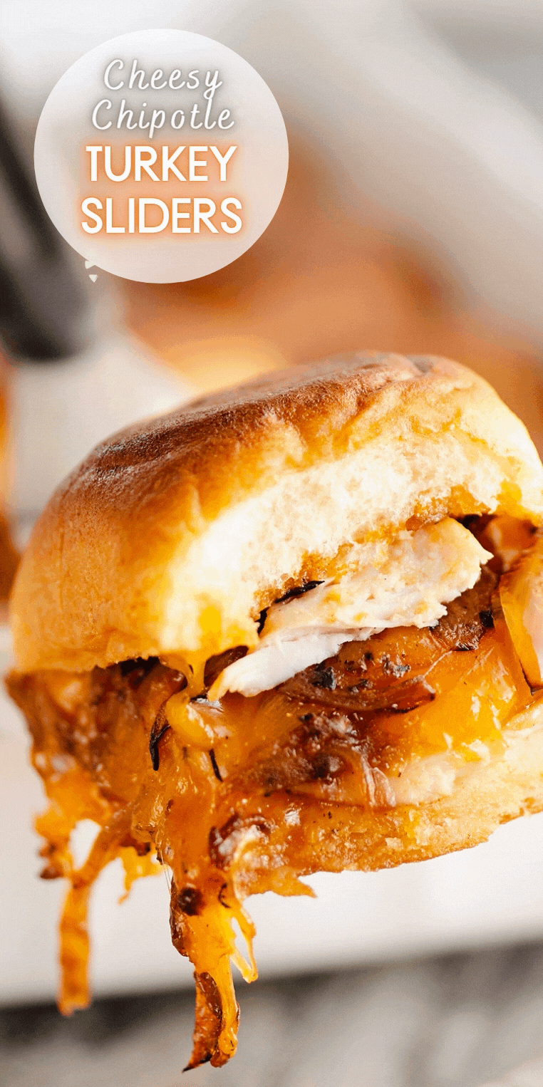 Cheesy Chipotle Turkey Sliders