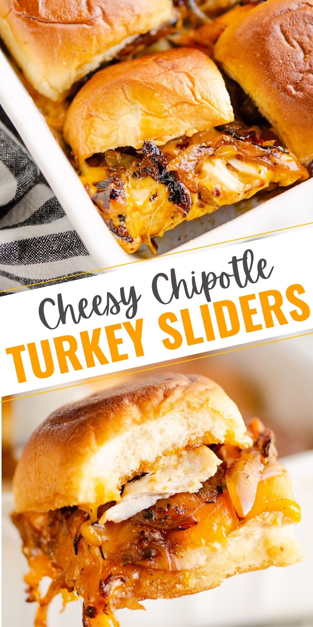 Cheesy Chipotle Turkey Sliders